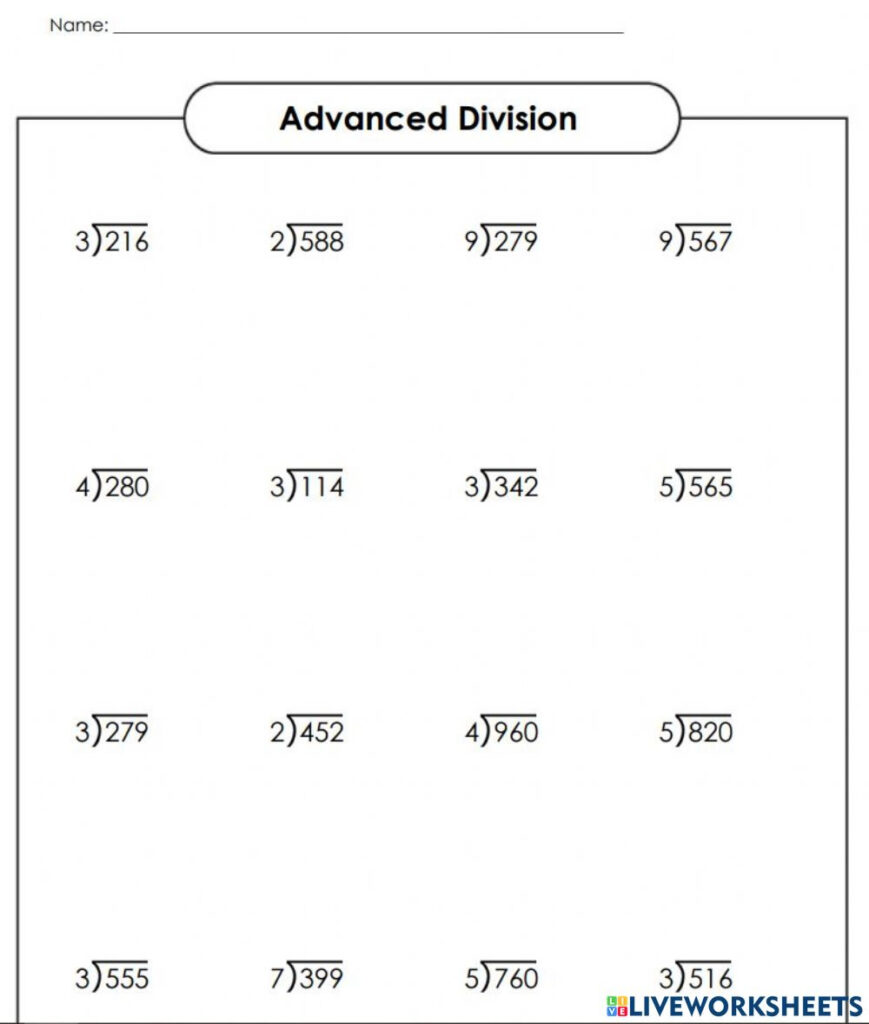 Division With No Remainder Worksheet Long Division Worksheets Division With No Remainder Worksheet Long Division Worksheets