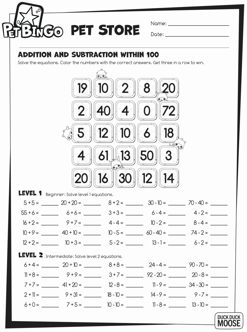 Long Division Puzzle Worksheets Long Division Worksheets