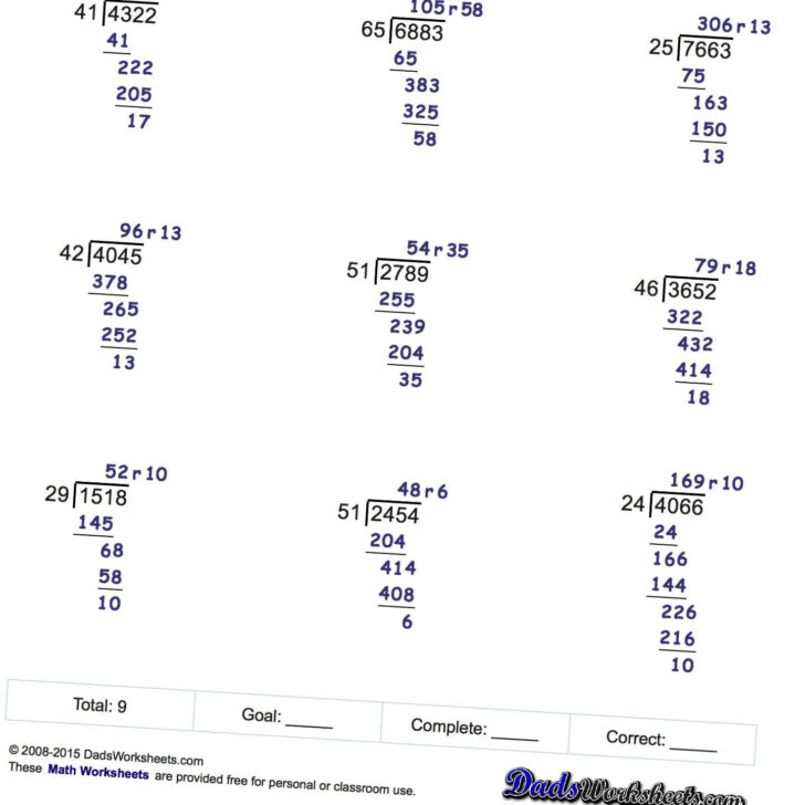 Difficult Polynomial Long Division Problems Long Division Worksheets