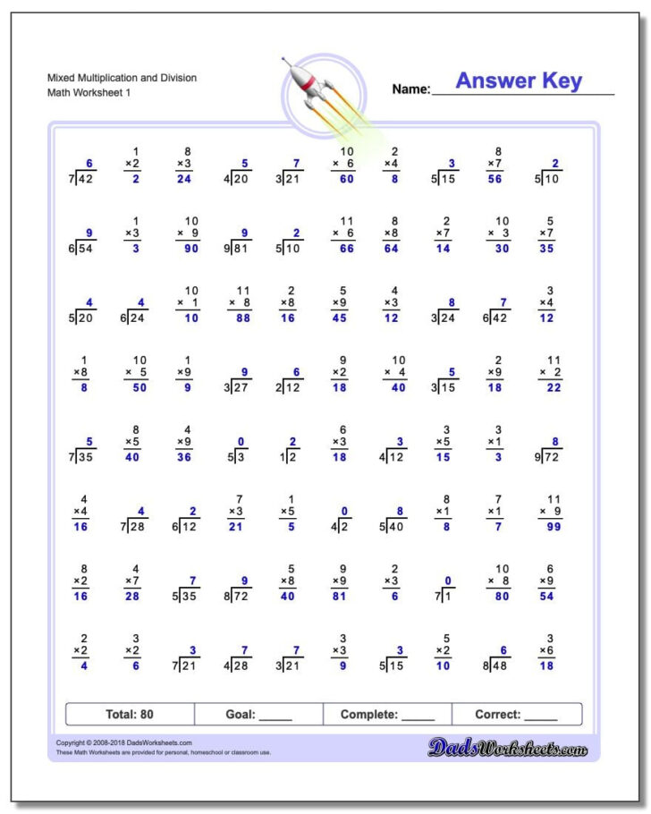 Long Division And Multiplication